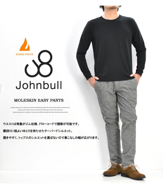 SALE セール Johnbull ジョンブル モールスキン イージーパンツ パンツ