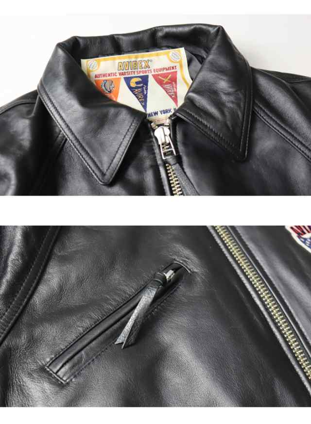 AVIREX アヴィレックス バーシティー シグネチャー レザー AVIREX アヴィレックス バーシティー シグネチャー レザー