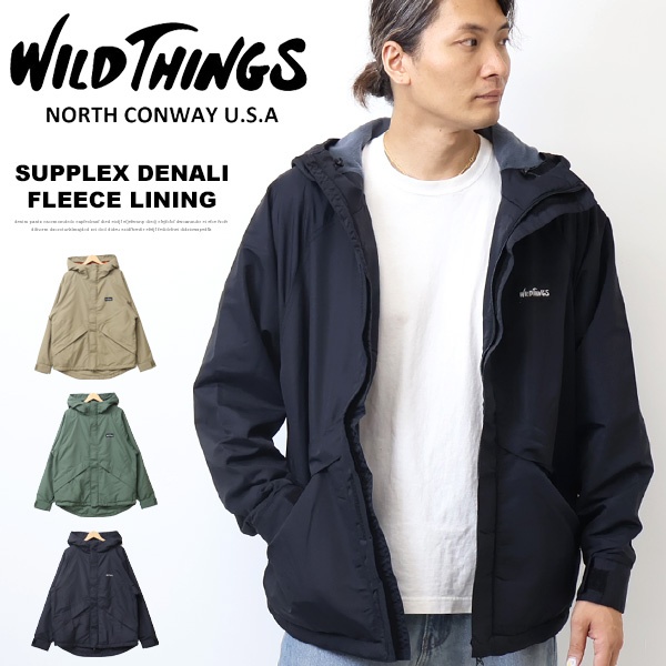 WILD THINGS ワイルドシングス サプレックス デナリ フリースライニング マウンテンパーカー マンパ アウター メンズ 送料無料 WT24131AD