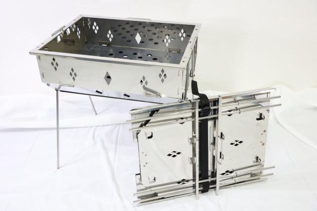 カバン型収納、バーベキューコンロ