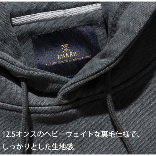 ROARK ロアーク パーカー メンズ プルオーバー スウェット プルパーカー RSWJ1151 ブランド フード フーディ ヴィンテージ ウォッシュ加工 12.5oz オンス コットン 綿 アメカジ サーフ系 ストリート