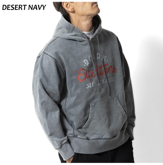 ROARK ロアーク パーカー メンズ プルオーバー スウェット プルパーカー RSWJ1151 ブランド フード フーディ ヴィンテージ ウォッシュ加工 12.5oz オンス コットン 綿 アメカジ サーフ系 ストリート