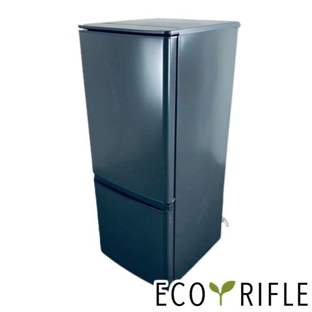 【中古】 【自社配送エリア内限定】 三菱 MITSUBISHI 冷蔵庫 一人暮らし 2021年製 2ドア 146L マットチャコール ファン式 右開き MR-P15F-H 奥行60cm以下 送料無料 設置無料 地域限定 埼玉 東京 千葉 神奈川 RANK_C