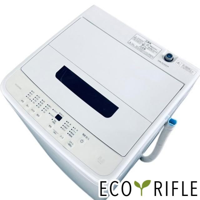 【中古】 【自社配送エリア内限定】 アイリスオーヤマ IRISOHYAMA 洗濯機 一人暮らし 2023年製 全自動洗濯機 5.0kg ホワイト 送風 乾燥機能付き IAW-T504 縦型 送料無料 設置無料 地域限定 埼玉 東京 千葉 神奈川 RANK_A