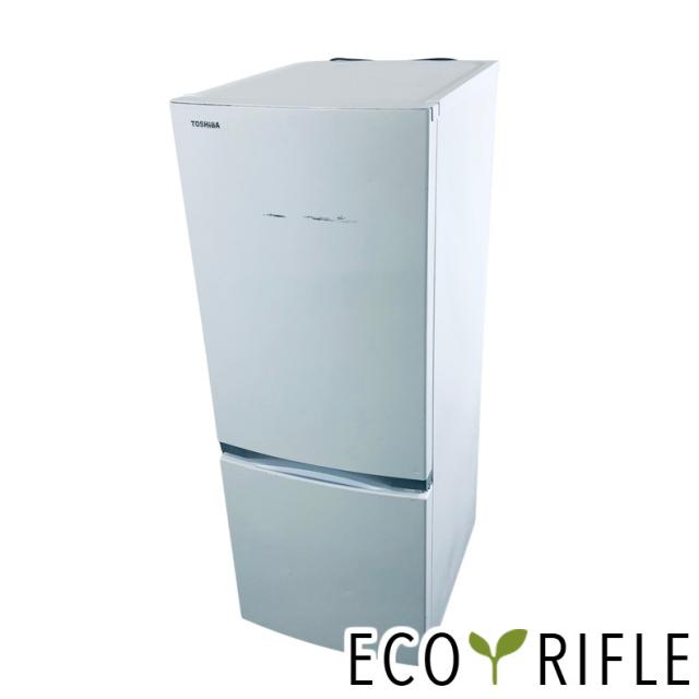 【中古】 【自社配送エリア内限定】 東芝 TOSHIBA 冷蔵庫 2021年製 2ドア 153L ホワイト ファン式 右開き GR-S15BS(W) 一人暮らし 大きめ 奥行60cm以下 送料無料 設置無料 地域限定 埼玉 東京 千葉 神奈川 RANK_B