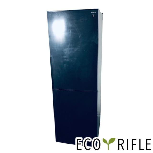 【中古】 【自社配送エリア内限定】 シャープ SHARP 冷蔵庫 2020年製 2ドア 310L ブラック ファン式 右開き SJ-AK31F-B ファミリー 大型 300L以上 送料無料 設置無料 地域限定 埼玉 東京 千葉 神奈川 RANK_B