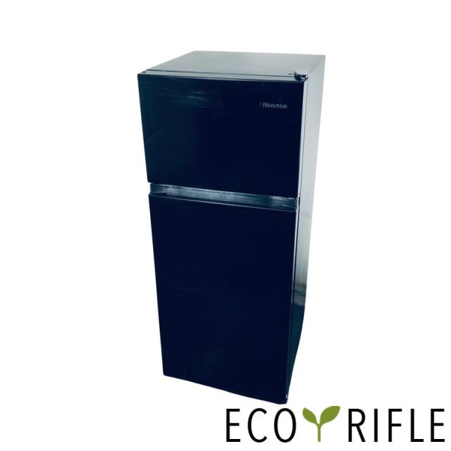 【中古】 【自社配送エリア内限定】 ハイセンス Hisense 冷蔵庫 2024年製 2ドア 124L ブラック 直冷式 右開き HR-K12HB 一人暮らし 奥行60cm以下 送料無料 設置無料 地域限定 埼玉 東京 千葉 神奈川 RANK_B