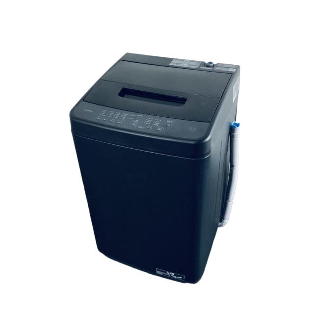 【中古】 【自社配送エリア内限定】 アイリスオーヤマ IRISOHYAMA 洗濯機 2024年製 全自動洗濯機 5.0kg ブラック 送風 乾燥機能付き IAW-T504-B 一人暮らし 縦型 送料無料 設置無料 地域限定 埼玉 東京 千葉 神奈川 RANK_A