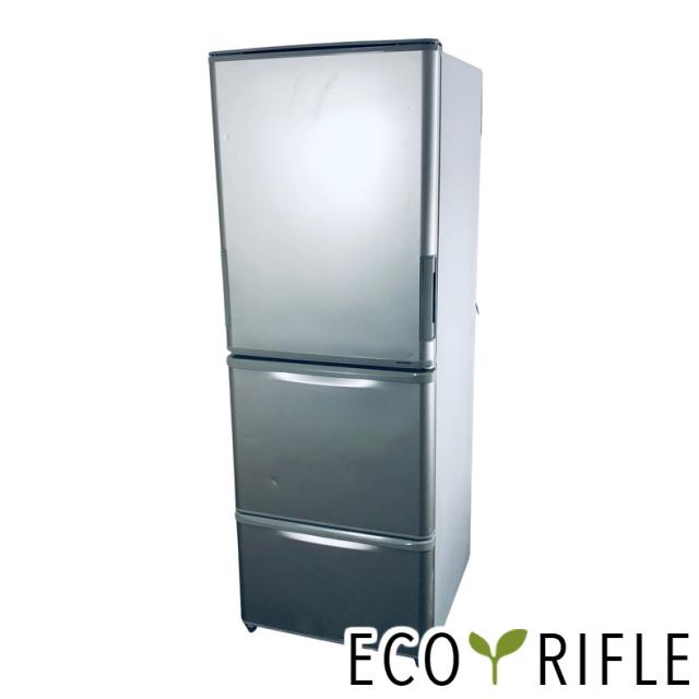 【中古】 【自社配送エリア内限定】 シャープ SHARP 冷蔵庫 2018年製 3ドア 350L シャンパン ファン式 両方開き SJ-W352D-N ファミリー 大型 300L以上 送料無料 設置無料 地域限定 埼玉 東京 千葉 神奈川 RANK_B