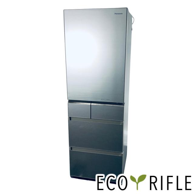 【中古】 【自社配送エリア内限定】 パナソニック Panasonic 冷蔵庫 2018年製 5ドア 406L ゴールド ファン式 右開き NR-E413PV-N ファミリー 大型 400L以上 送料無料 設置無料 地域限定 埼玉 東京 千葉 神奈川 RANK_A