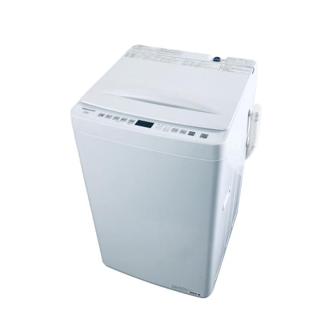 【中古】 【自社配送エリア内限定】 ハイセンス Hisense 洗濯機 2025年製 全自動洗濯機 5.5kg ホワイト 送風 乾燥機能付き HW-T55J 一人暮らし 縦型 送料無料 設置無料 地域限定 埼玉 東京 千葉 神奈川 RANK_A