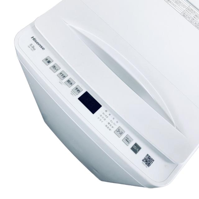 【中古】 【自社配送エリア内限定】 ハイセンス Hisense 洗濯機 2025年製 全自動洗濯機 5.5kg ホワイト 送風 乾燥機能付き HW-T55J 一人暮らし 縦型 送料無料 設置無料 地域限定 埼玉 東京 千葉 神奈川 RANK_A