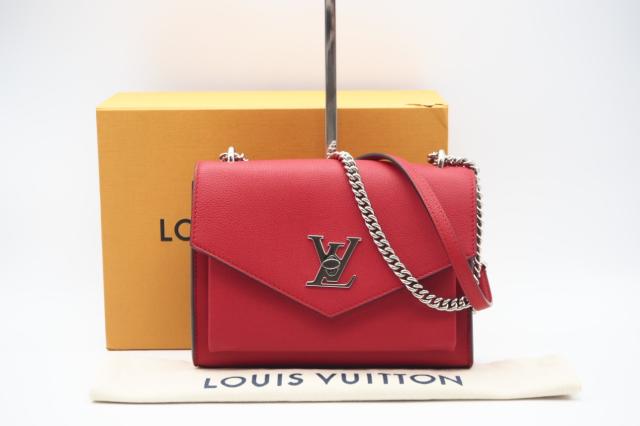 ☆安心の3大保証☆ Aランク ≪LOUIS VUITTON ルイ ヴィトン/ショルダーバッグ≫ M51419 マイロックミーBB レッド シルバー 極美品 送料無料