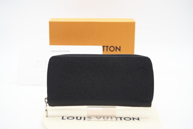 ☆安心の3大保証☆ ABランク ≪LOUIS VUITTON ルイ ヴィトン/ジッピーウォレット≫ M30503 タイガ ヴェルティカル ノワール ブラック 美品 送料無料