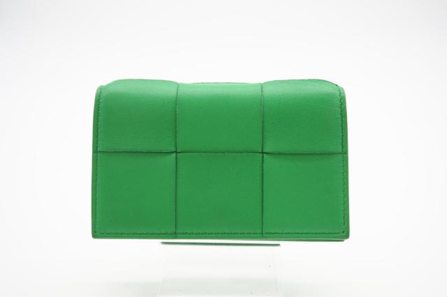 ☆安心の3大保証☆ ABランク ≪BOTTEGA VENETA ボッテガ ヴェネタ/二つ折りカードケース≫ 748053 カセット ビジネスカードケース パラキート 送料無料