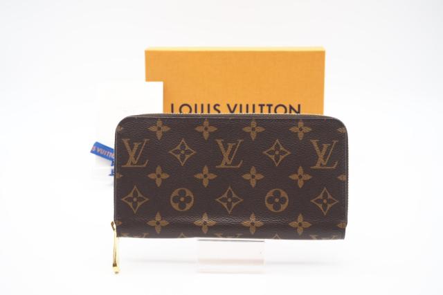 ☆安心の3大保証☆ Aランク ≪LOUIS VUITTON ルイ ヴィトン/ジッピーウォレット≫ M42616 モノグラム ブラウン ベージュ 極美品 送料無料