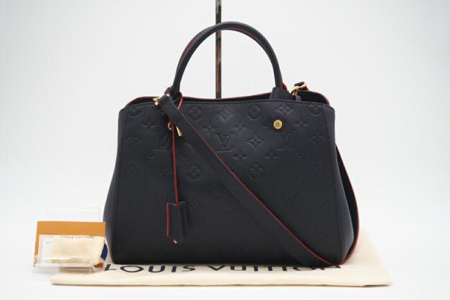 ☆安心の3大保証☆ Aランク ≪LOUIS VUITTON ルイ ヴィトン/2WAYバッグ≫ M42746 モノグラム アンプラント モンテーニュMM マリーヌルージュ 送料無料