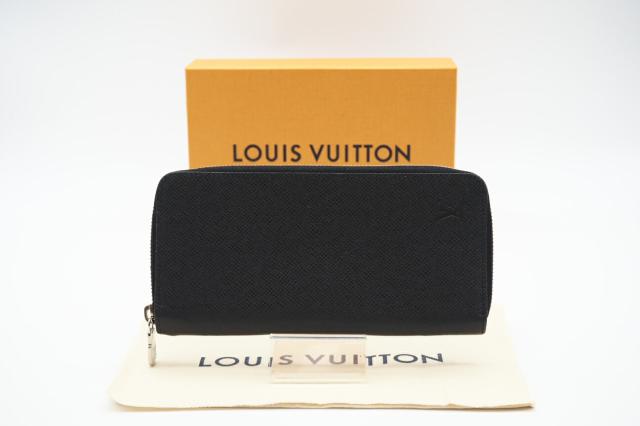 ☆安心の3大保証☆ Bランク ≪LOUIS VUITTON ルイ ヴィトン/ジッピーウォレット≫ M30503 タイガ ヴェルティカル ノワール ブラック 送料無料