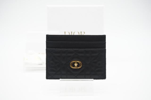 ☆安心の3大保証☆ Aランク ≪Christian Dior クリスチャンディオール/カードケース≫ S5130UNTZ_M900 ラムスキン Dior Caro Freesia カードホルダー