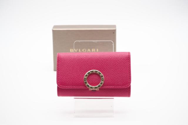 ★3日以内返品可★ BVLGARI ブルガリ ブルガリブルガリ ロゴクリップ 6連キーケース 289030 ピンク