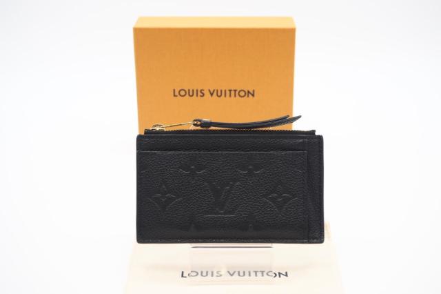 ★3日以内返品可★ LOUIS VUITTON ルイ ヴィトン M68339 モノグラム アンプラント ポルトカルトジップ ノワール ブラック カードケース