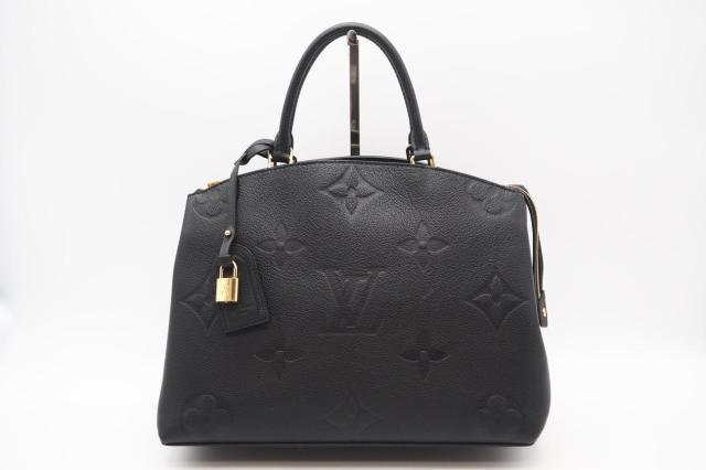 ★3日以内返品可★ LOUIS VUITTON ルイ ヴィトン M45811 モノグラム アンプラント グラン パレ MM ノワール ブラック バッグ