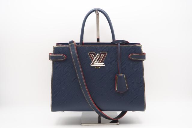 ★３日以内返品可★ LOUIS VUITTON ルイ ヴィトン M54980 エピ ツイスト トート アンディゴブルー ネイビー 2WAYバッグ