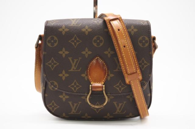 ★３日以内返品可★ LOUIS VUITTON ルイ ヴィトン M51243 モノグラム サンクルーMM ブラウン ベージュ バッグ