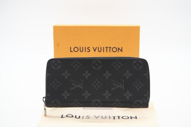 ★３日以内返品可★ LOUIS VUITTON ルイ ヴィトン M62295 モノグラム エクリプス ジッピーウォレット ヴェルティカル ブラック 長財布