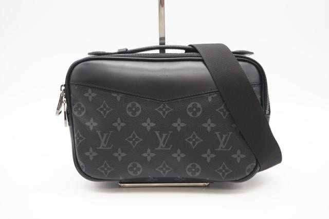 ★３日以内返品可★ LOUIS VUITTON ルイヴィトン M42906 エクリプス ブラック バムバッグ