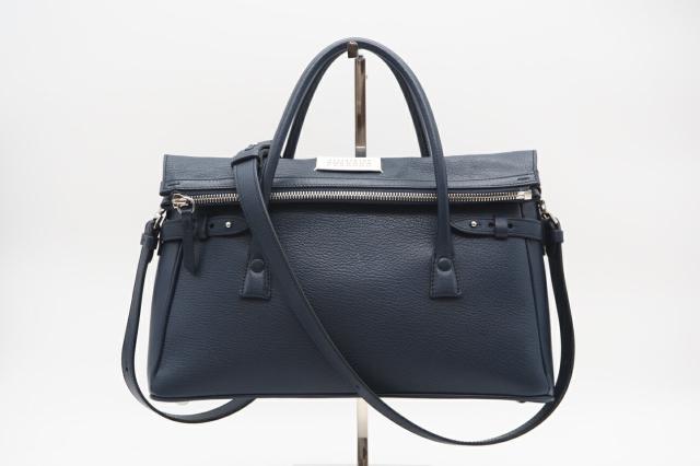 ★３日以内返品可★ MAISON MARGIELA メゾン マルジェラ SB2WD0076P5348T8013 5AC ブルー イースト ウエスト2WAYハンドバッグ