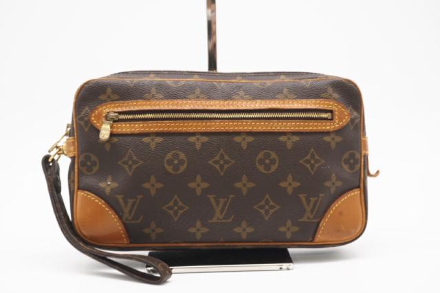 ★３日以内返品可★ LOUIS VUITTON ルイ ヴィトン M51825 モノグラム マルリー ドラゴンヌGM ブラウン バッグ