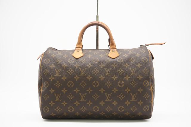 ★３日以内返品可★ LOUIS VUITTON ルイ ヴィトン M41524 モノグラム スピーディ35 ブラウン バッグ