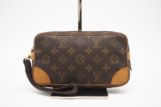 ★３日以内返品可★ LOUIS VUITTON ルイ ヴィトン M51827 モノグラム マルリー ドラゴンヌPM ブラウン バッグ
