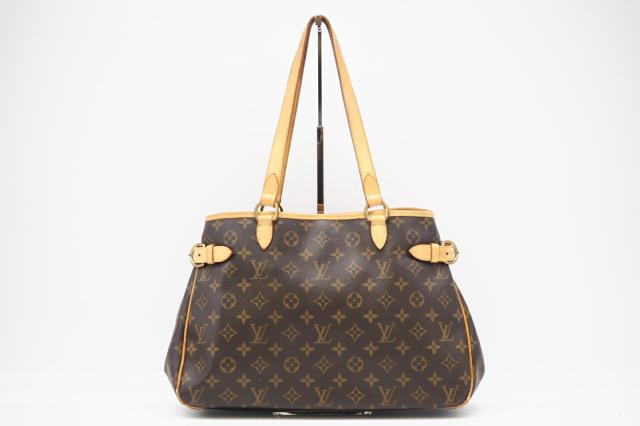 ★３日以内返品可★ LOUIS VUITTON ルイ ヴィトン M51154 モノグラム バティニョール オリゾンタル ブラウン バッグ