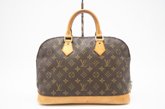 ★３日以内返品可★ LOUIS VUITTON ルイ ヴィトン M51130 モノグラム アルマ 旧型 ブラウン バッグ