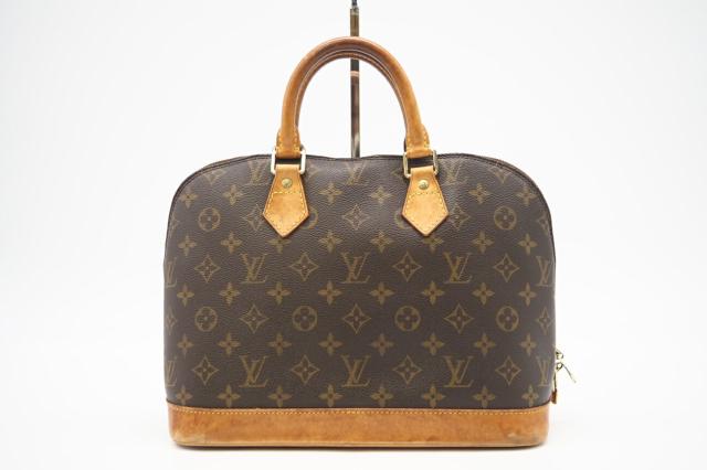 ★３日以内返品可★ LOUIS VUITTON ルイ ヴィトン M51130 モノグラム アルマ 旧型 ブラウン バッグ