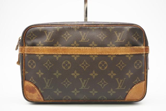 ★３日以内返品可★ LOUIS VUITTON ルイ ヴィトン M51845 モノグラム コンピエーニュ28 ブラウン バッグ