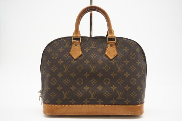 ★3日以内返品可★ LOUIS VUITTON ルイ ヴィトン M51130 モノグラム アルマ 旧型 ブラウン ハンドバッグ