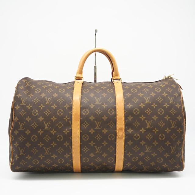 ★3日以内返品可★ LOUIS VUITTON ルイ ヴィトン M41424 モノグラム キーポル55 ブラウン ボストンバッグ