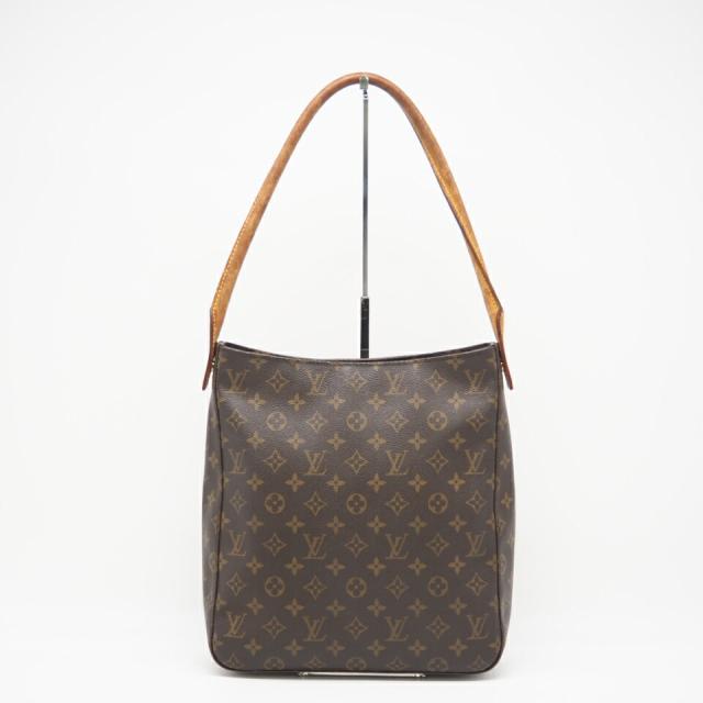 ★3日以内返品可★ LOUIS VUITTON ルイ ヴィトン M51145 モノグラム ルーピングGM ブラウン ハンドバッグ