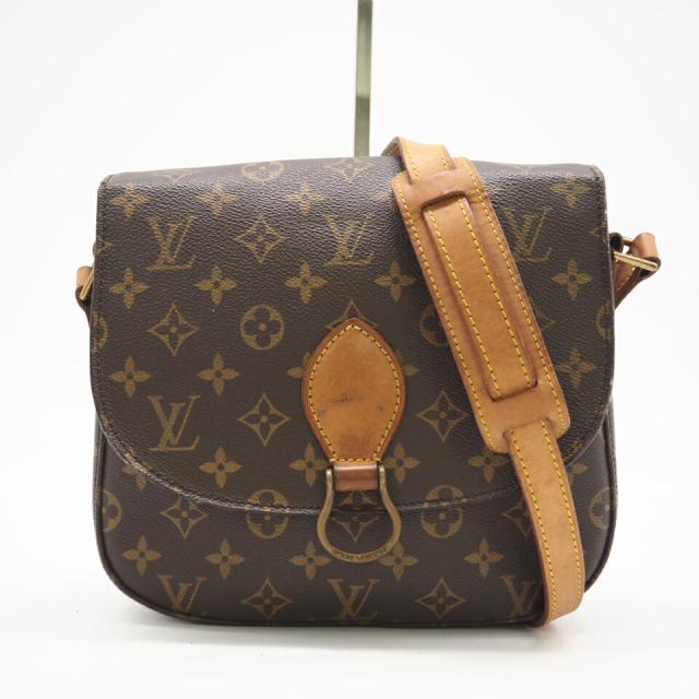 ★3日以内返品可★ LOUIS VUITTON ルイ ヴィトン M51242 モノグラム サンクルーGM ブラウン ショルダーバッグ