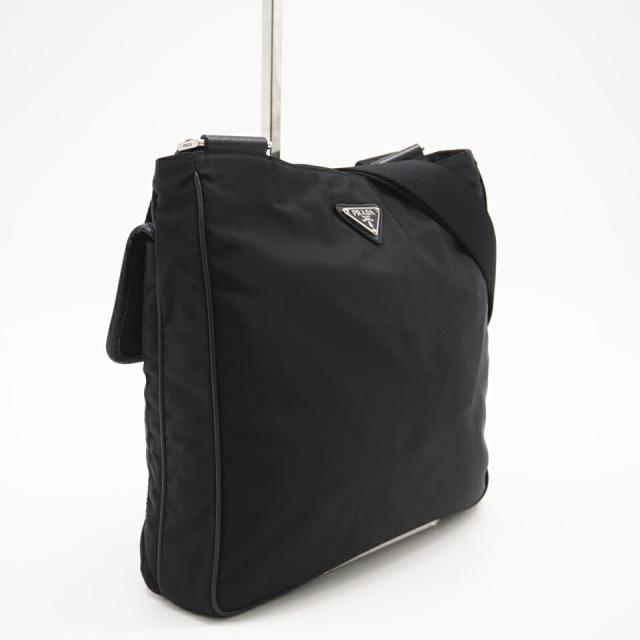 ★3日以内返品可★ PRADA プラダ VA0269 テスート トライアングルロゴ NERO ショルダーバッグ 美品