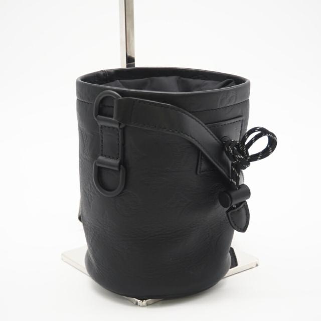 ★3日以内返品可★ LOUIS VUITTON ルイ ヴィトン M44628 モノグラム シャドウ チョーク ナノ ブラック ショルダーバッグ