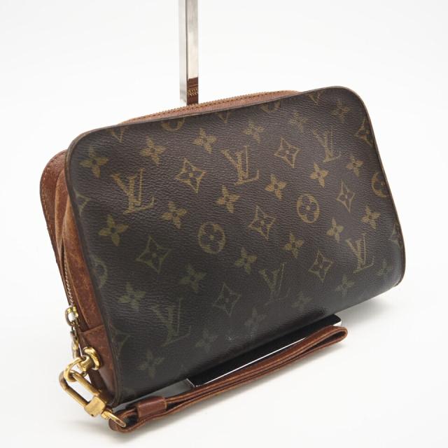 ★3日以内返品可★ LOUIS VUITTON ルイ ヴィトン M51790 モノグラム オルセー ブラウン セカンドバッグ