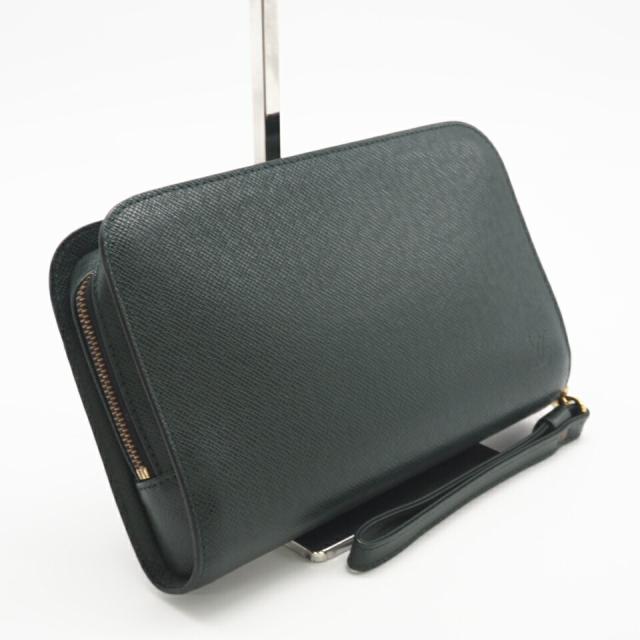 ★3日以内返品可★ LOUIS VUITTON ルイ ヴィトン M30184 タイガ バイカル エピセア グリーン セカンドバッグ