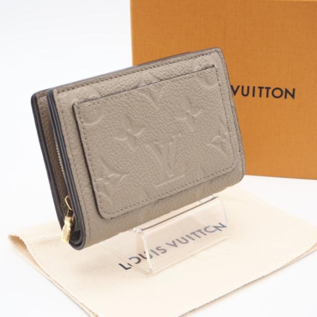 ★3日以内返品可★ LOUIS VUITTON ルイ ヴィトン M80152 アンプラントポルトフォイユ クレアトゥルトレール ベージュ 二つ折り財布 美品