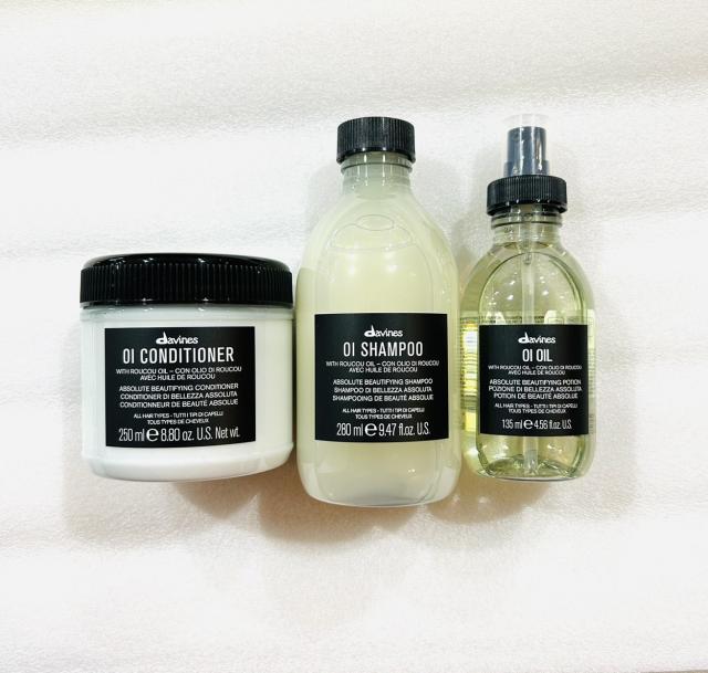 ダヴィネス(Davines) オイ シャンプー 280ml ボトルポンプ付き& コンディショナー 250ml&オイルL 135mlセット