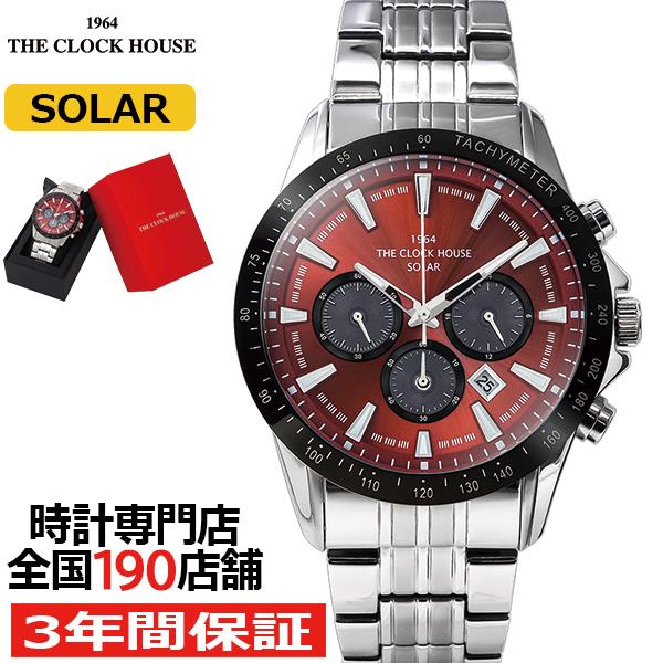 ザ・クロックハウス ソーラー クロノグラフ 限定モデル 緋色 MBC1003-RE1A メンズ 腕時計 ビジネス カジュアル レッドダイヤルの通販はau PAY マーケット - ザ・クロック ...
