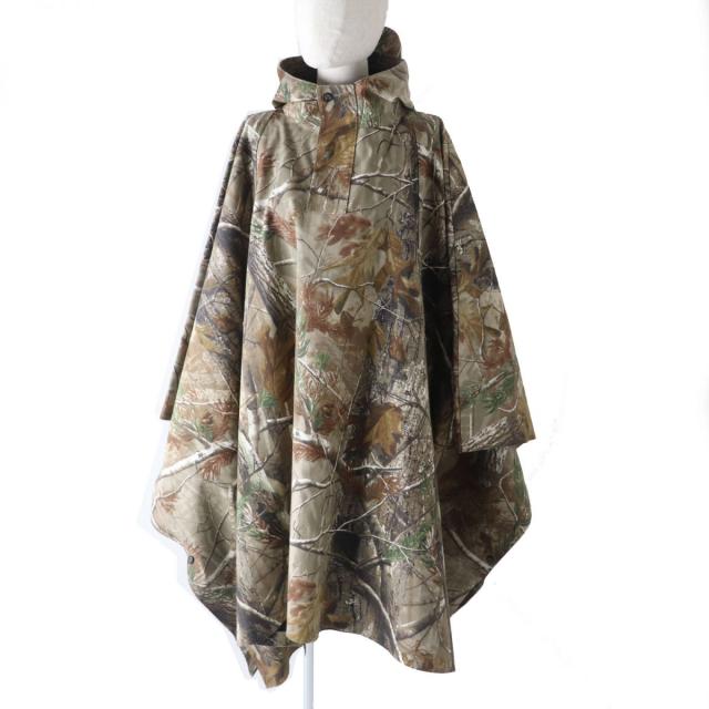 【ドンドン見直し】極美品◎MACKINTOSH×HYKE マッキントッシュ×ハイク レディース フード付 ゴム引 ポンチョ ブラウン ボタニカル柄 2